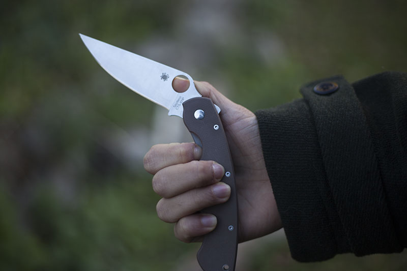 Spyderco Military G-10 Handle Folding Knife Review